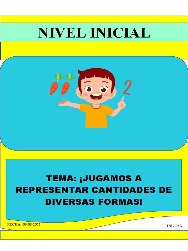 3 Años SESION 02 - 09-08-22 INICIAL-EDITORIAL DIONICIO | PDF