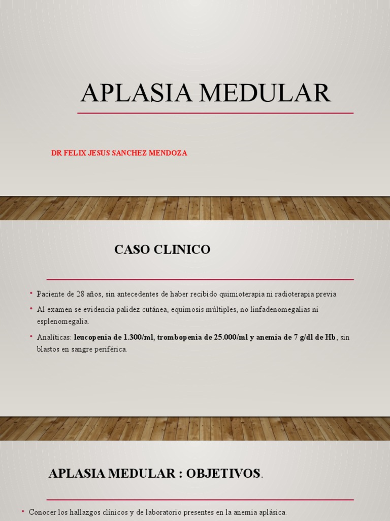 Aplasia Medular | PDF | Anemia | Anatomía