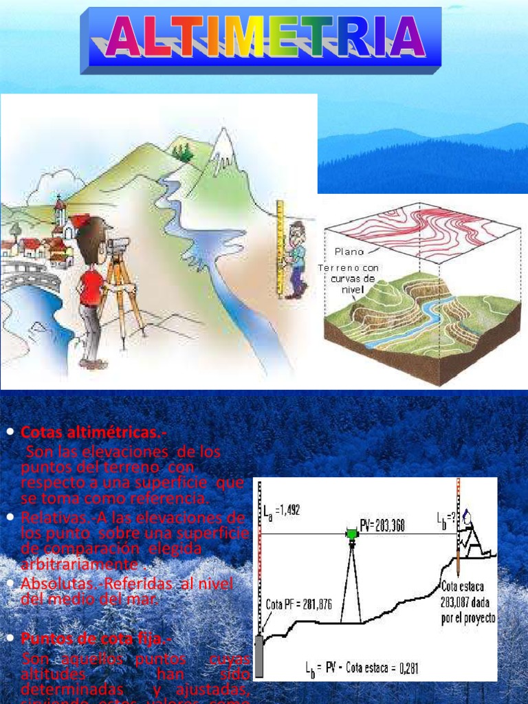 ALTIMETRIA-I | PDF | Instrumento de medición | Gestion de tierras