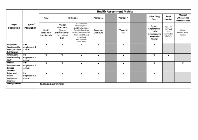 Target Population - Health Assessment Matrix - 2021 - 220628 - 092416 ...