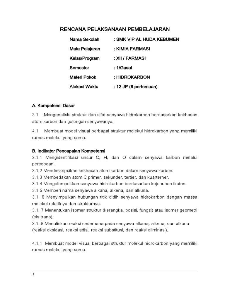 Senyawa Karbon Kuarterner dalam Hidrokarbon | PDF | Metode & Bahan Ajar ...