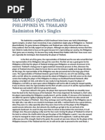 Sports Lingo Tagalog | PDF