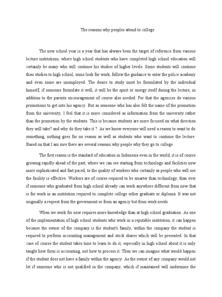 Final Task Essay Writing. Ready To Print | PDF | Experience | Reason