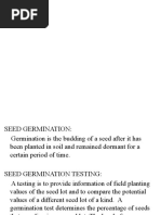 Germination Testing Procedures Guide | PDF | Seed | Germination
