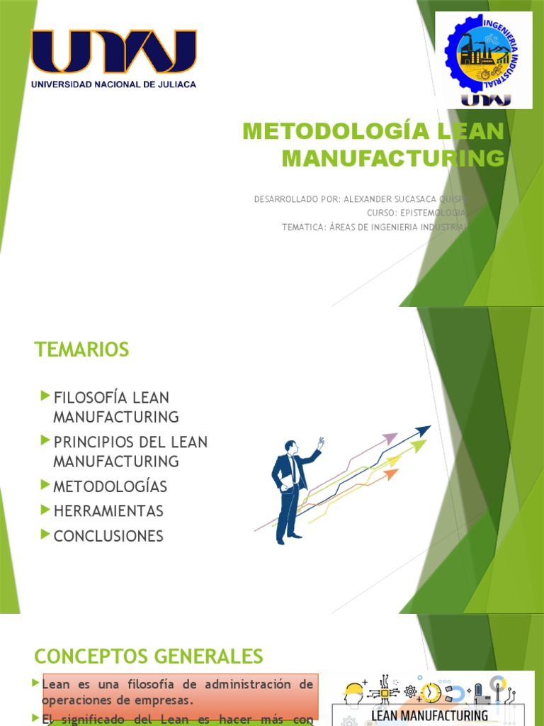 Metodología Lean Manufacturing - Sucasaca Alexander | PDF