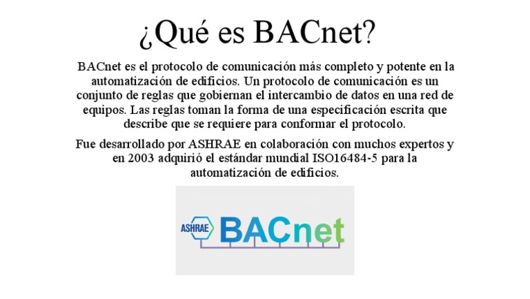 BACNET | PDF