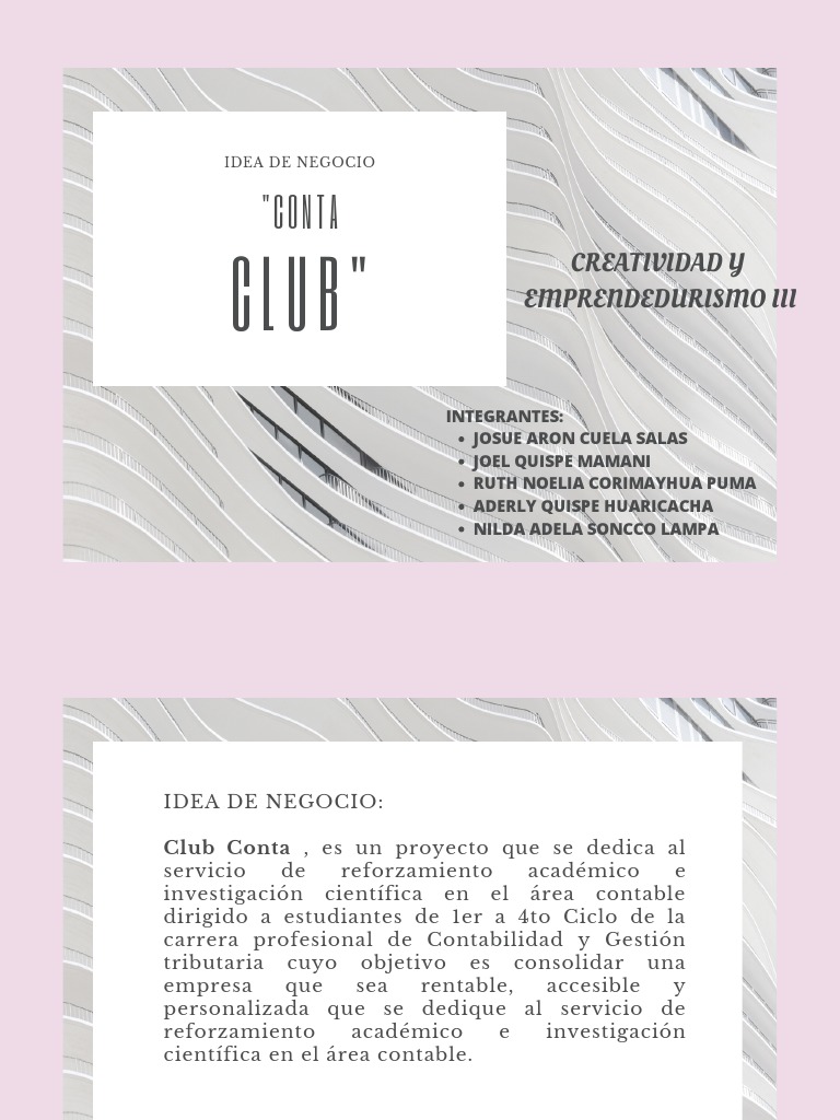 Gráfico Modelo Canvas para Plan de Negocio Elegante y Bonito Pastel ...