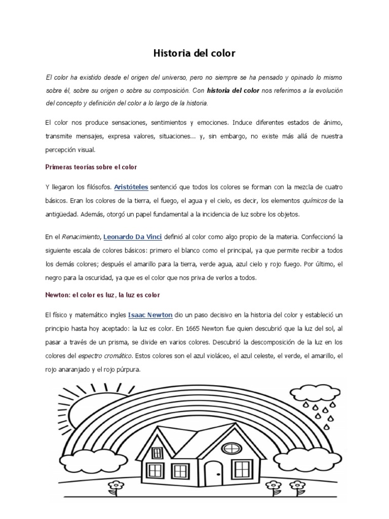 Historia Del Color | PDF