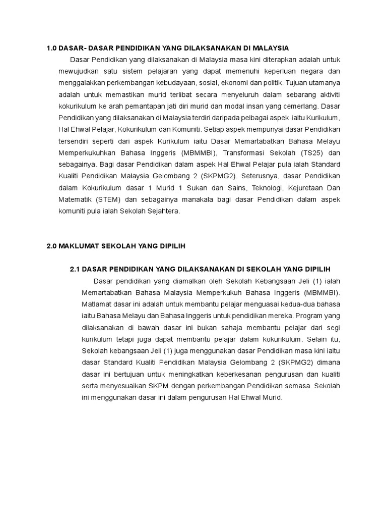 Tugasan 2 Laporan Refleksi | PDF