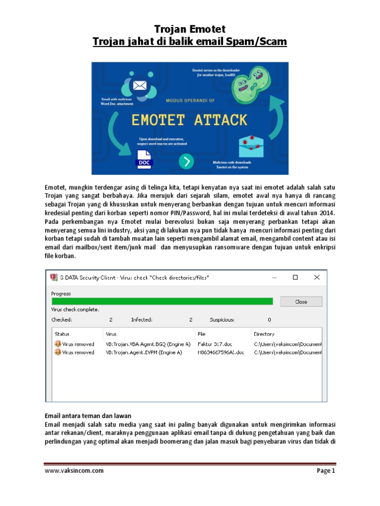 Trojan Emotet | PDF