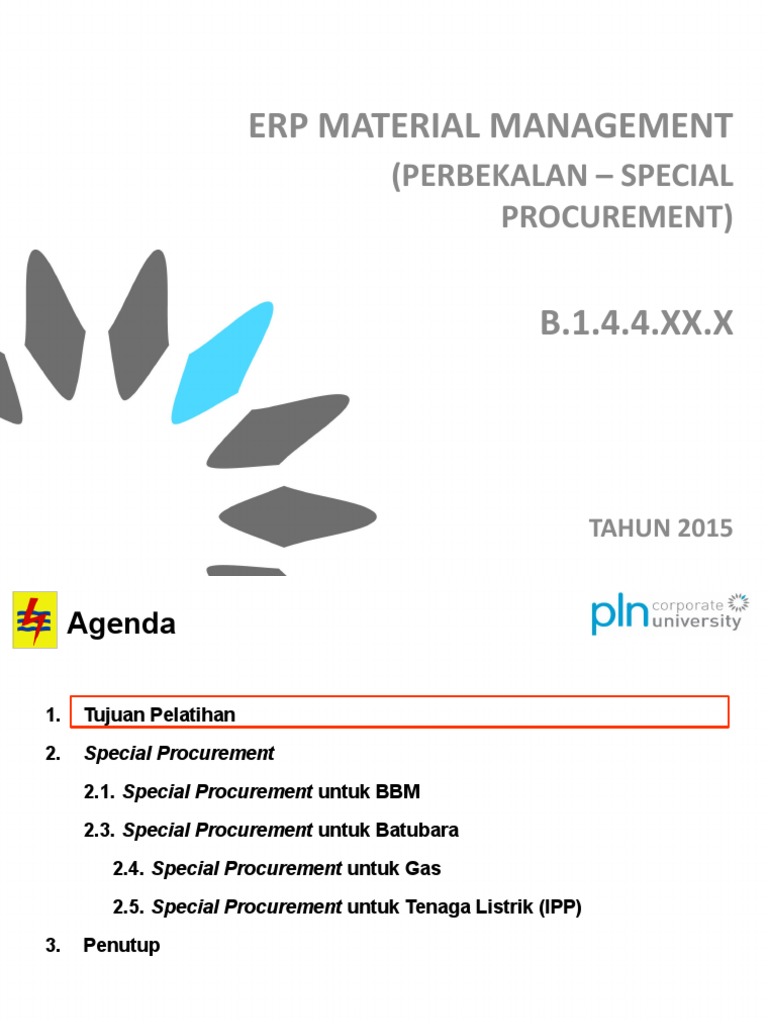 (PERB) Materi Tayang-Perbekalan-Special Procurement | PDF