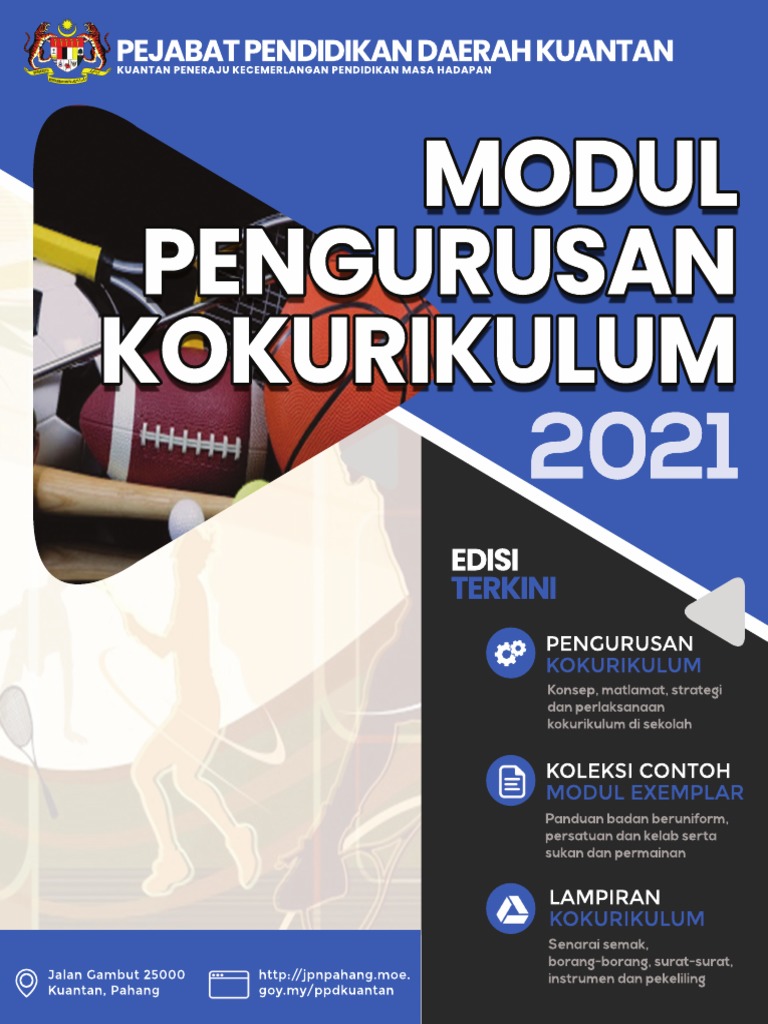 Modul Pengurusan Kokurikulum 2021 | PDF