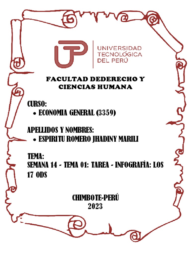 Semana 14 - Tema 01 Tarea - Infografía Los 17 ODS | PDF ...