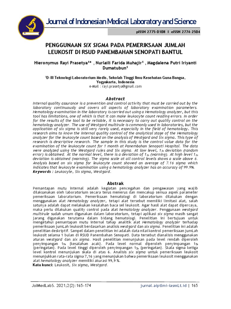 72-Article Text-583-1-10-20210926 | PDF | Methodology | Clinical Medicine