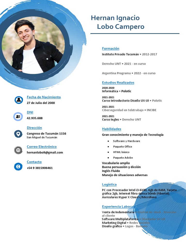 Hernán Lobo - CV Viejo | PDF