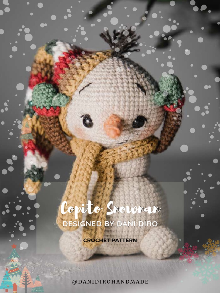 Crochet Pattern for Copito Snownan | PDF | Crochet | Yarn
