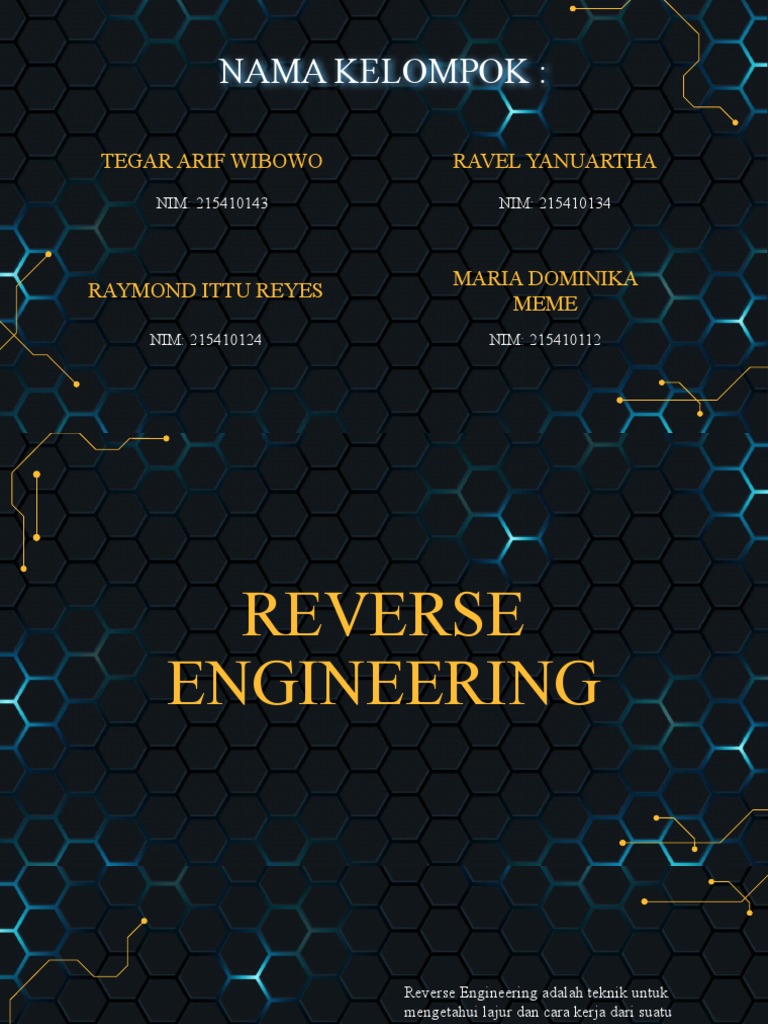 Kelompok 4 Reverse Engineering | PDF