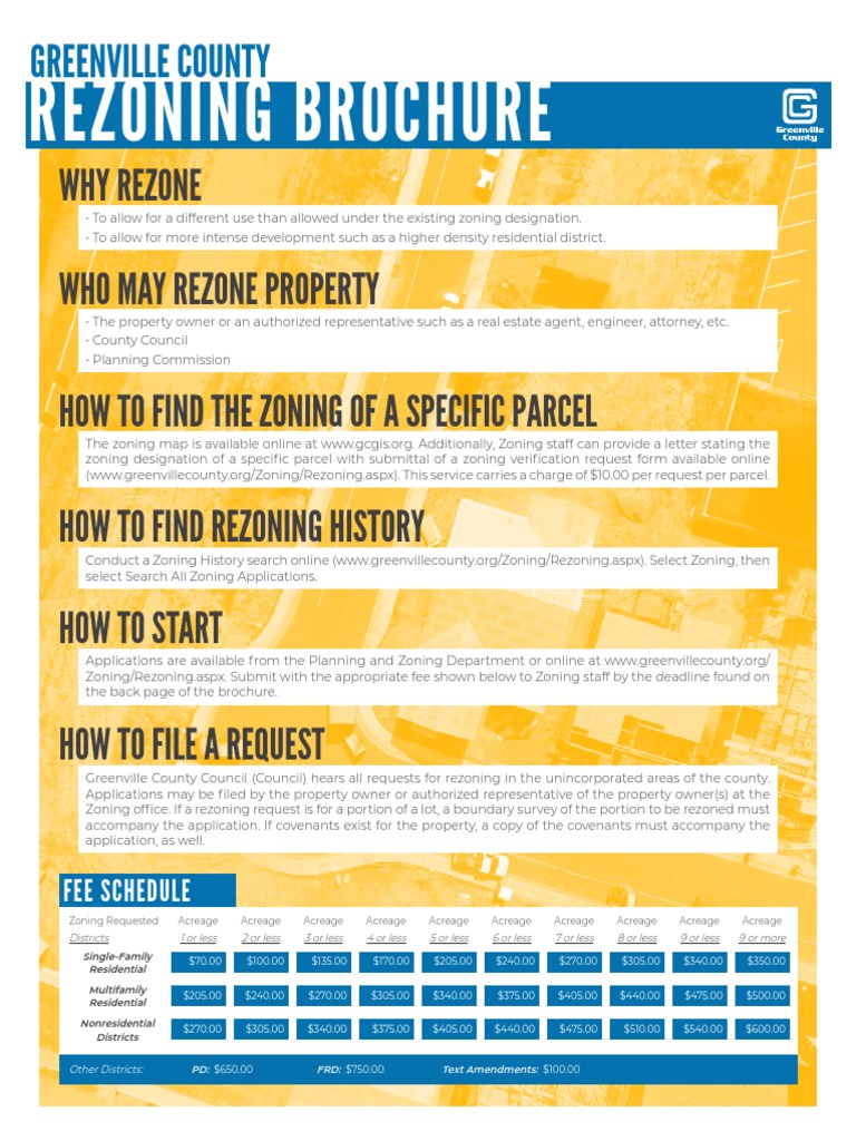 Rezoning Brochure | PDF | Zoning | Land Lot