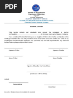 NLC Parental Consent Form Learning Camp Registration Template | PDF ...