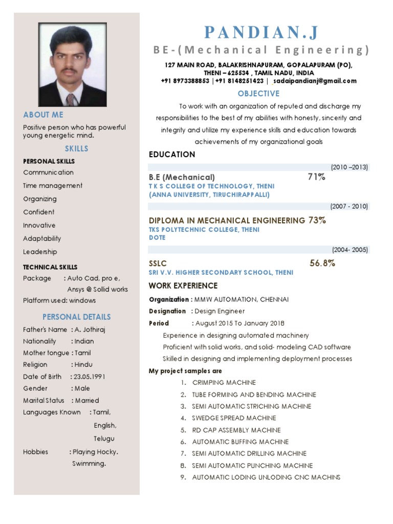 Mechanical Design Engineer | PDF | Mechanical Engineering | Automation