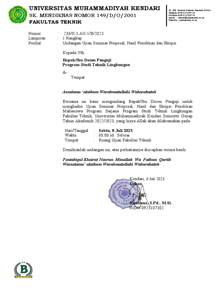 Draft Ujian 22 Juni 2023 | PDF