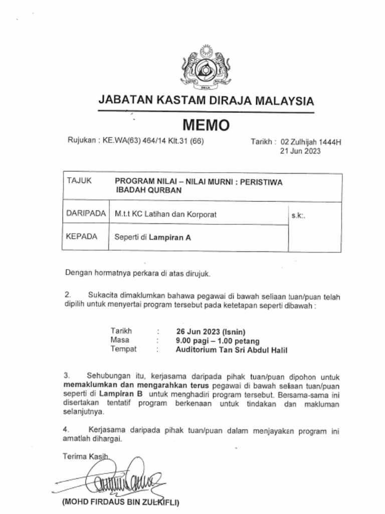 Program Peristiwa Ibadah Korban Pdf