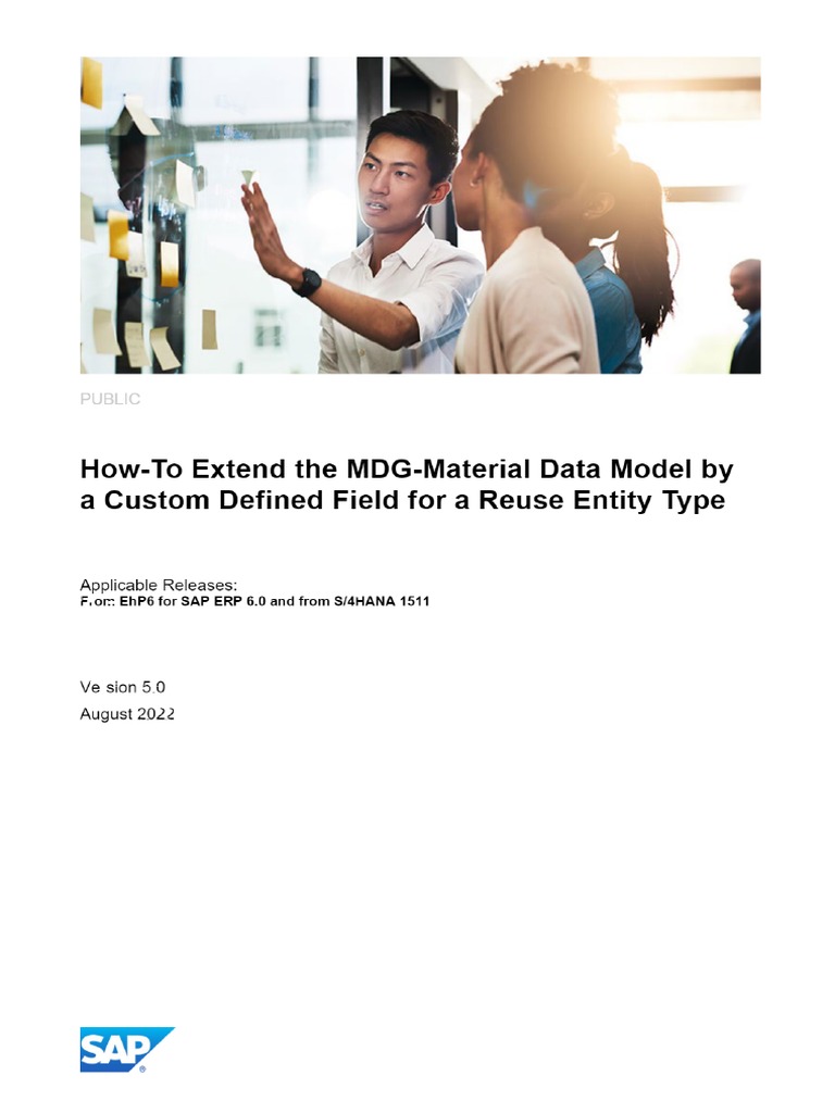 Extend The Master Data Governance Material Data Model by A Custom ... Extend The Master Data Governance Material Data Model by A Custom ...