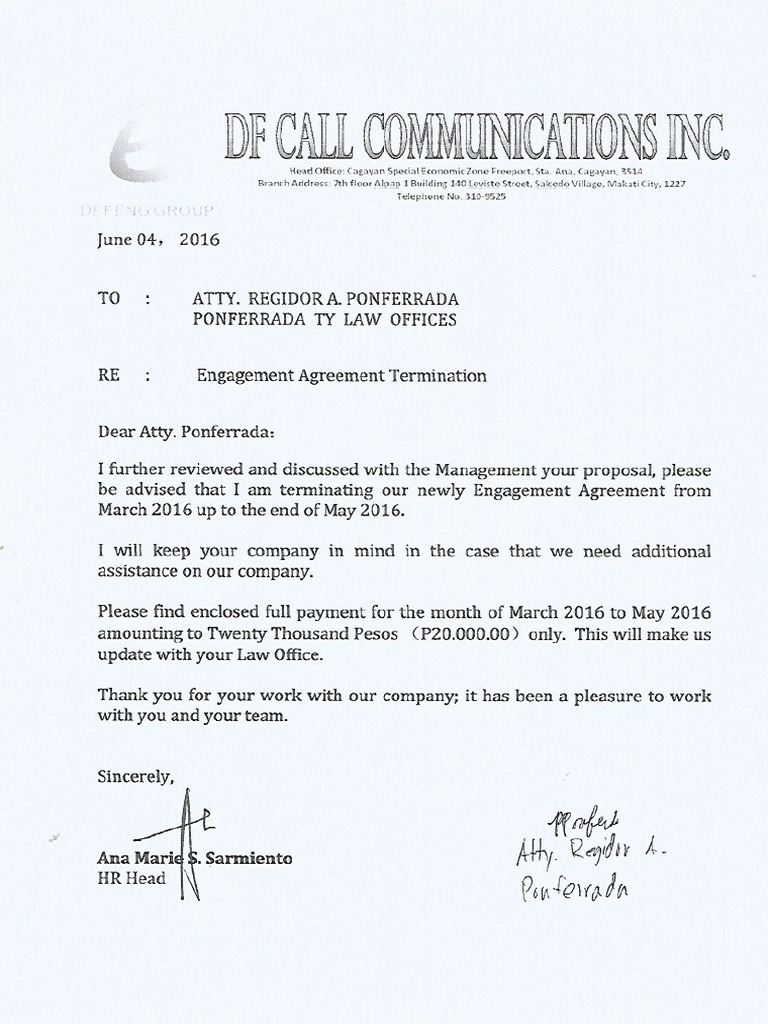 2016-06-40 (DF Call) Letter | PDF