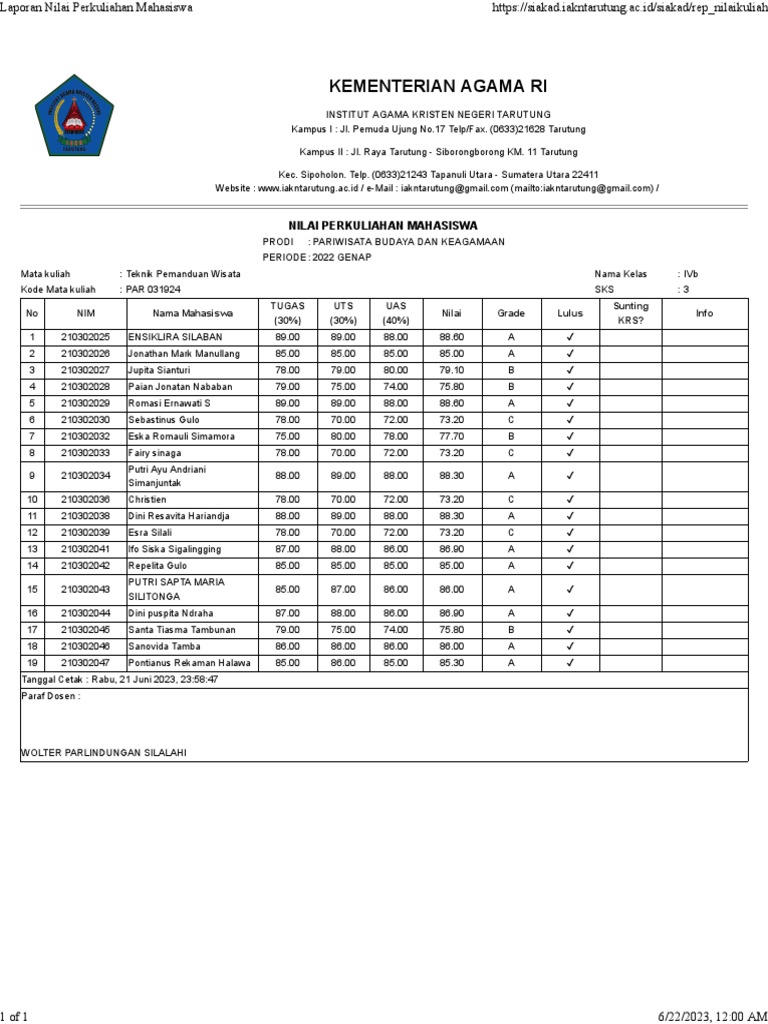 Tehnik Pemanduan Wisata IVB | PDF