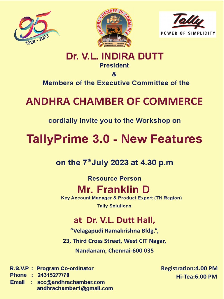 Workshop - Tally Prime Solution 3.0 | PDF
