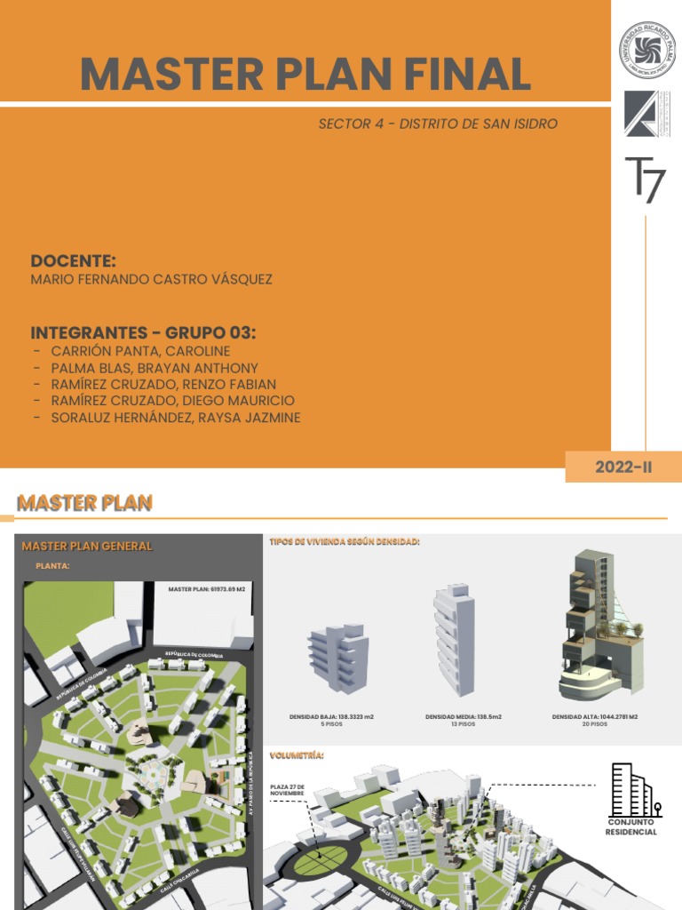 Master Plan Final - San Isidro - Grupo 03 | PDF