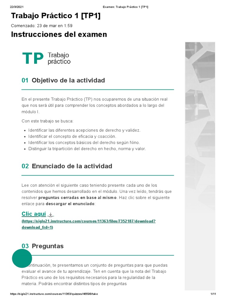 TP 1 Introduccion Al Derecho | PDF