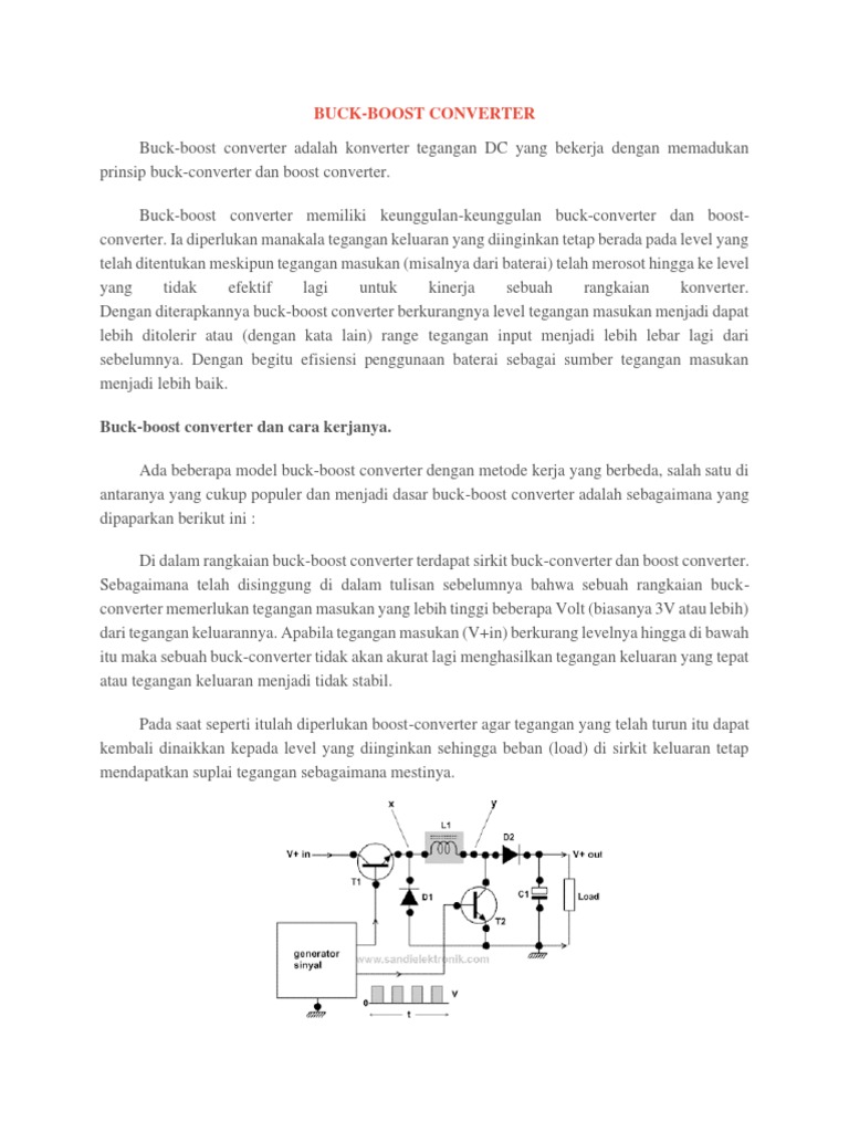 Buck N Booster Converter | PDF