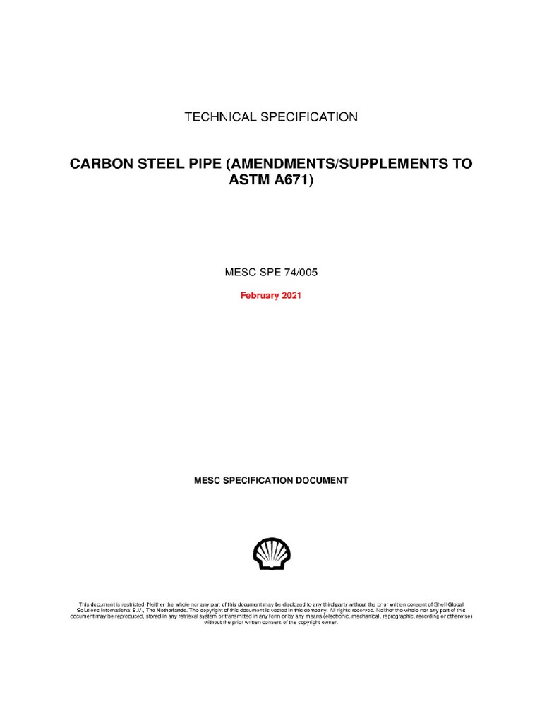 Mesc Spe 74-005-2021-Astm A671-20 | PDF