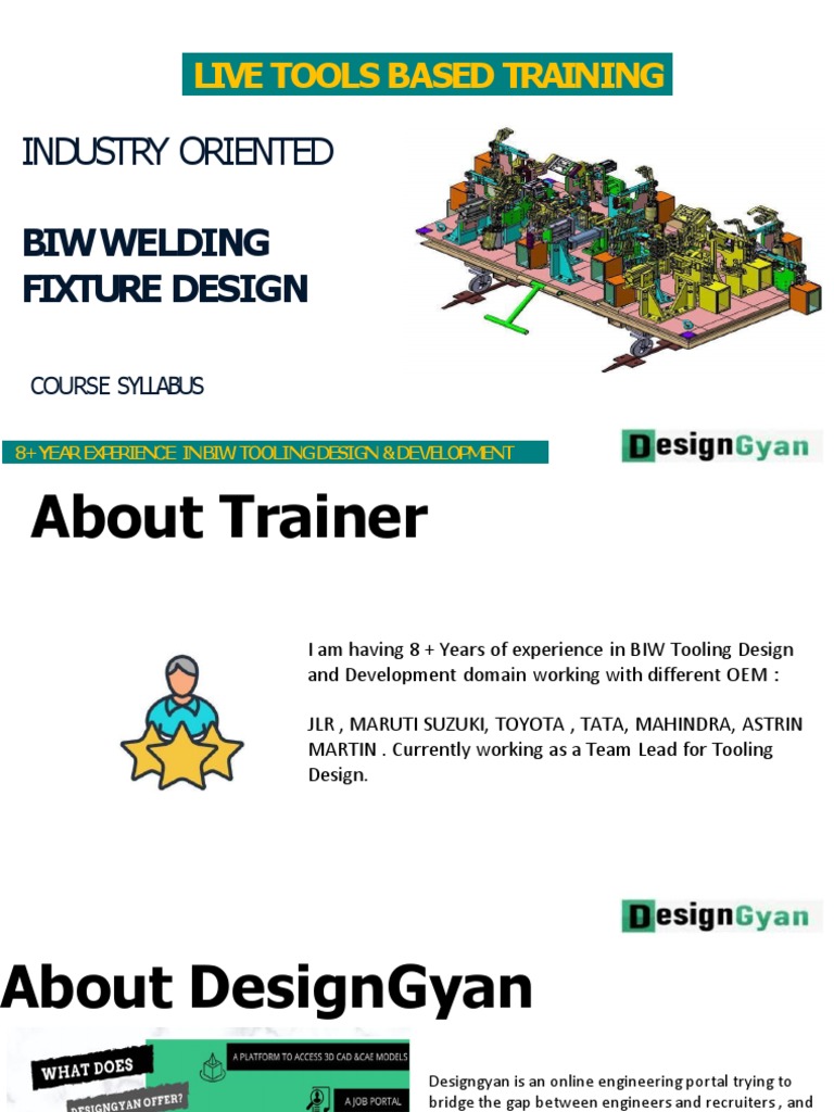 BIW Welding Fixture Design Course | PDF | Vehicles | Mechanical Engineering