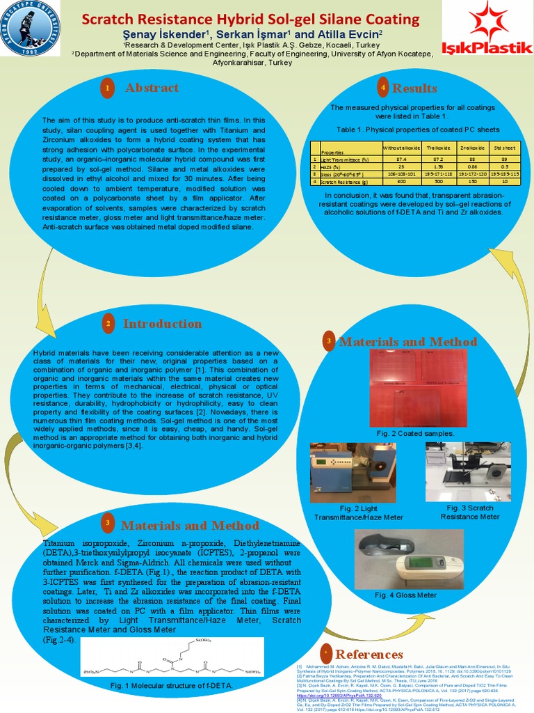Scratch Resistance Hybrid Sol-Gel Silane Coating | PDF | Zirconium ...