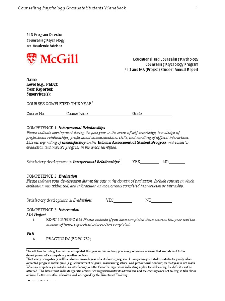 Counselling Annual Report | PDF | Counseling Psychology | Thesis