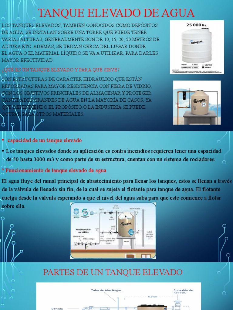 Tanques Elevados: Uso y Función | PDF
