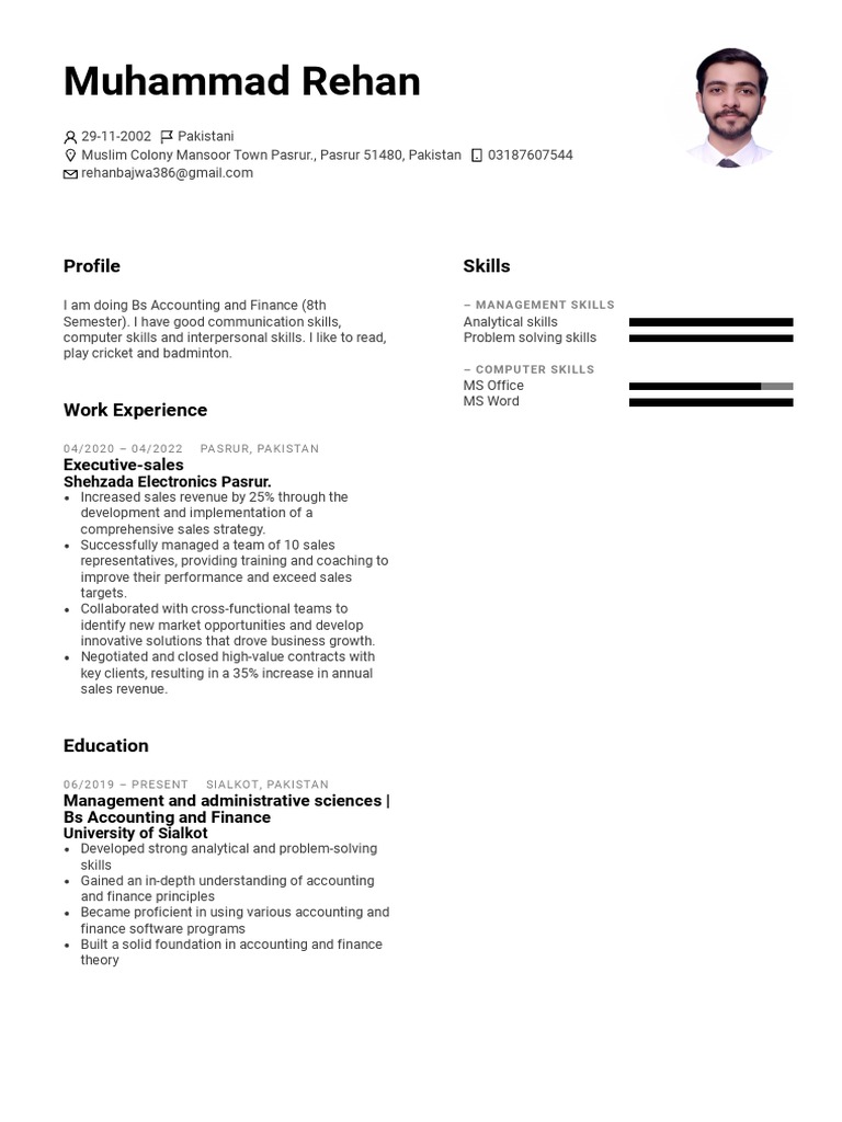 Rehan Bajwa Resume | PDF