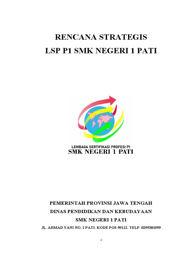 Renstra Dan Rka LSP SMKN 1 Pati | PDF