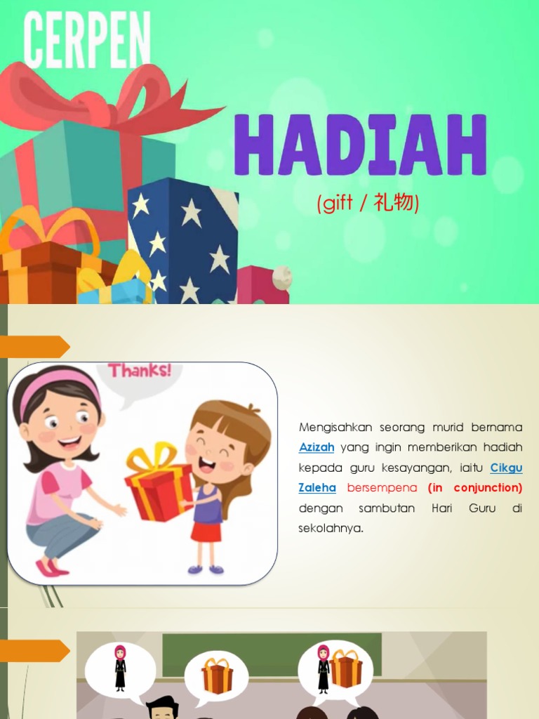 Cerpen Hadiah (Jalan Cerita) | PDF