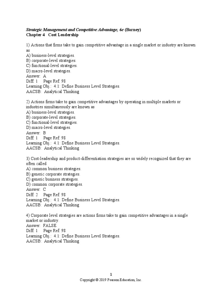 Barney Smca6 Tif 04 | PDF | Strategic Management | Economies Of Scale