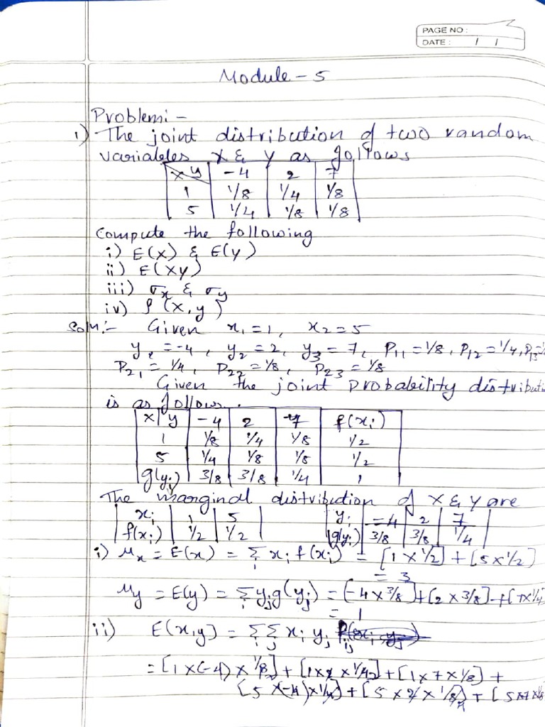 Maths Module 5 | PDF