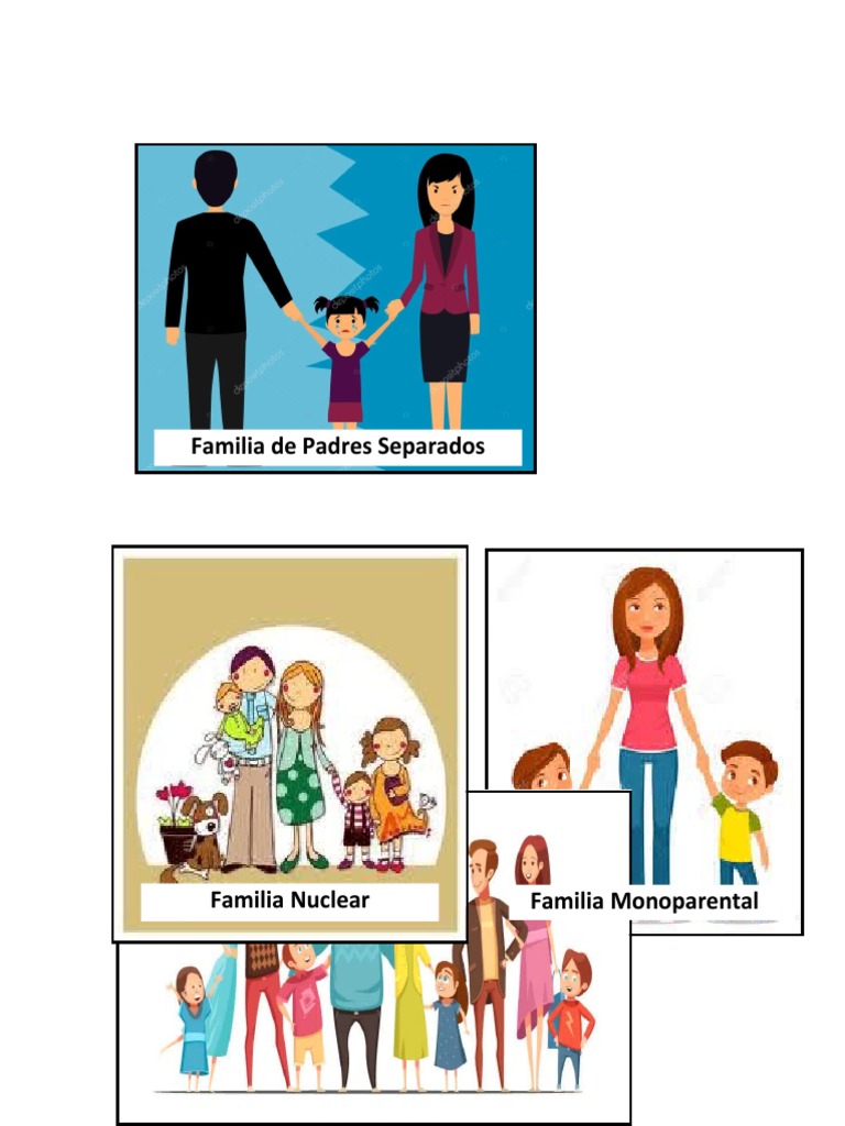 Tipos de Familias: Nuclear y Monoparental | PDF