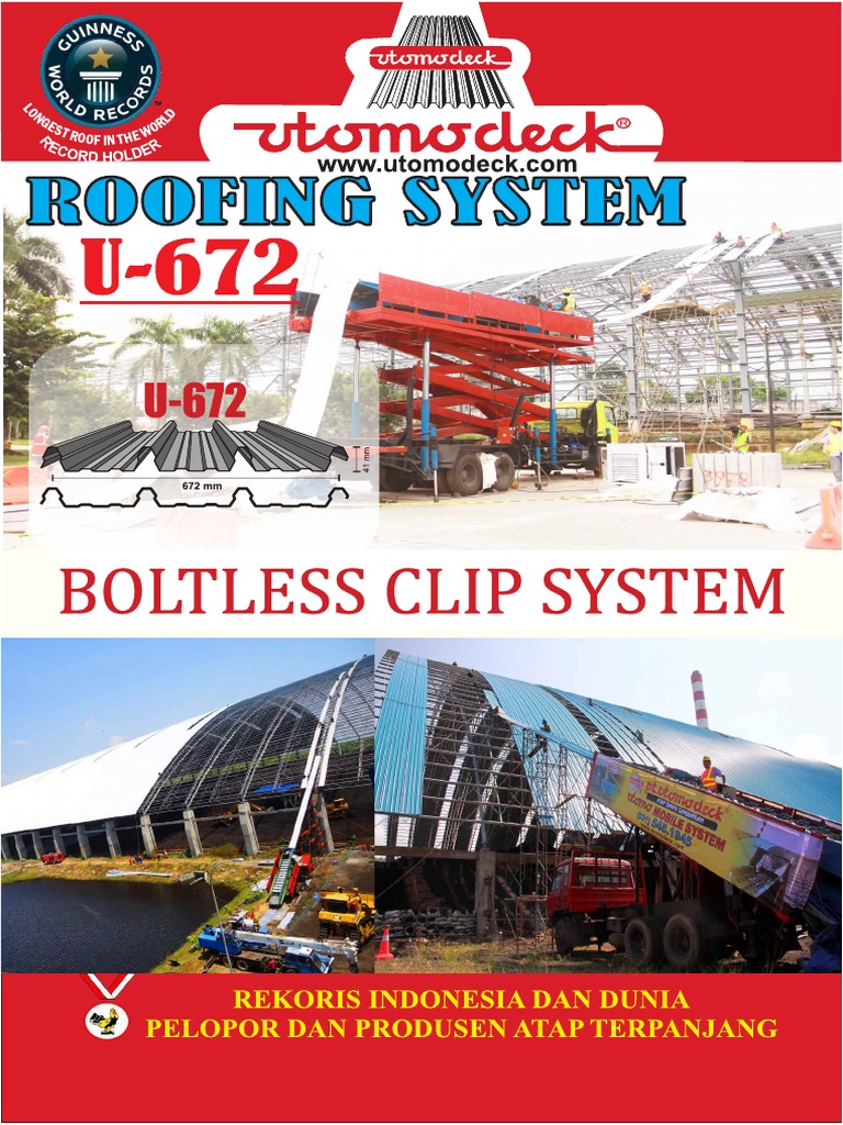 Atap brosur profile U 672 utomodeck | PDF
