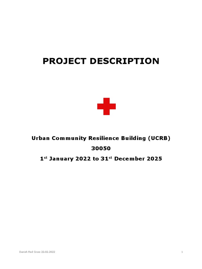 Urban Community Resilience Project 2022 | PDF | Disaster Risk Reduction ...