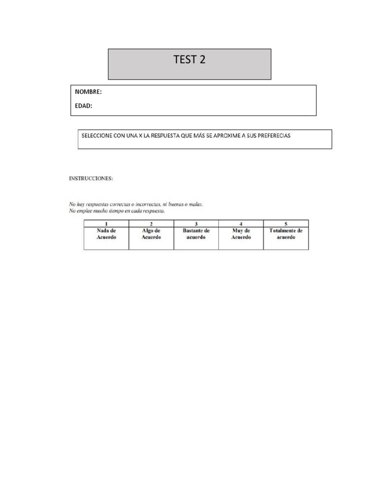 Tmms-24 Inteligencia Emocional Formato de Aplicación | PDF