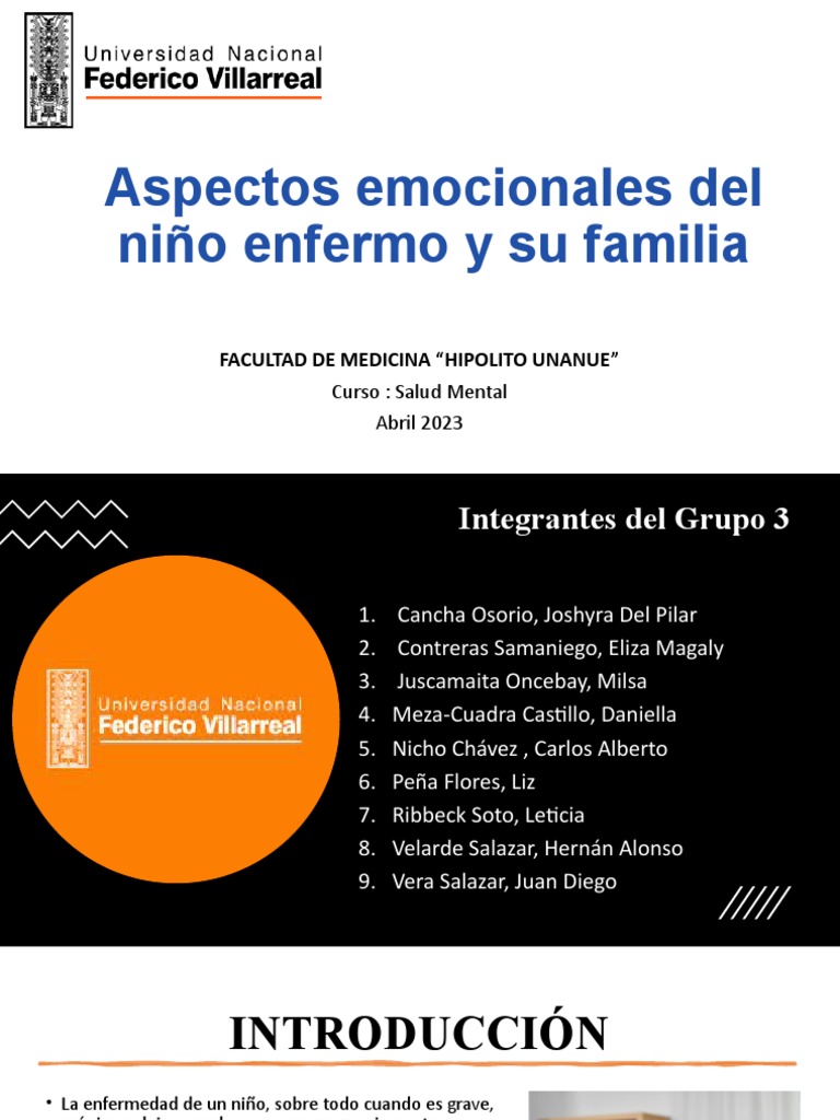 Aspectos Emocionales Del Niño Enfermo y Su Familia | Descargar gratis ...