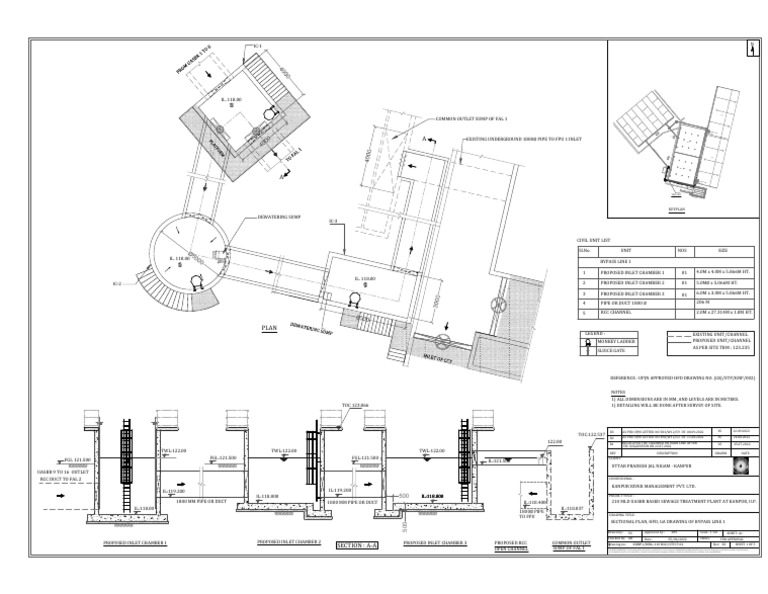 Sectional Plan, HFD, Ga Drawing of Bypass Line 1 - 1 of 5 - 11.10.2022 ...