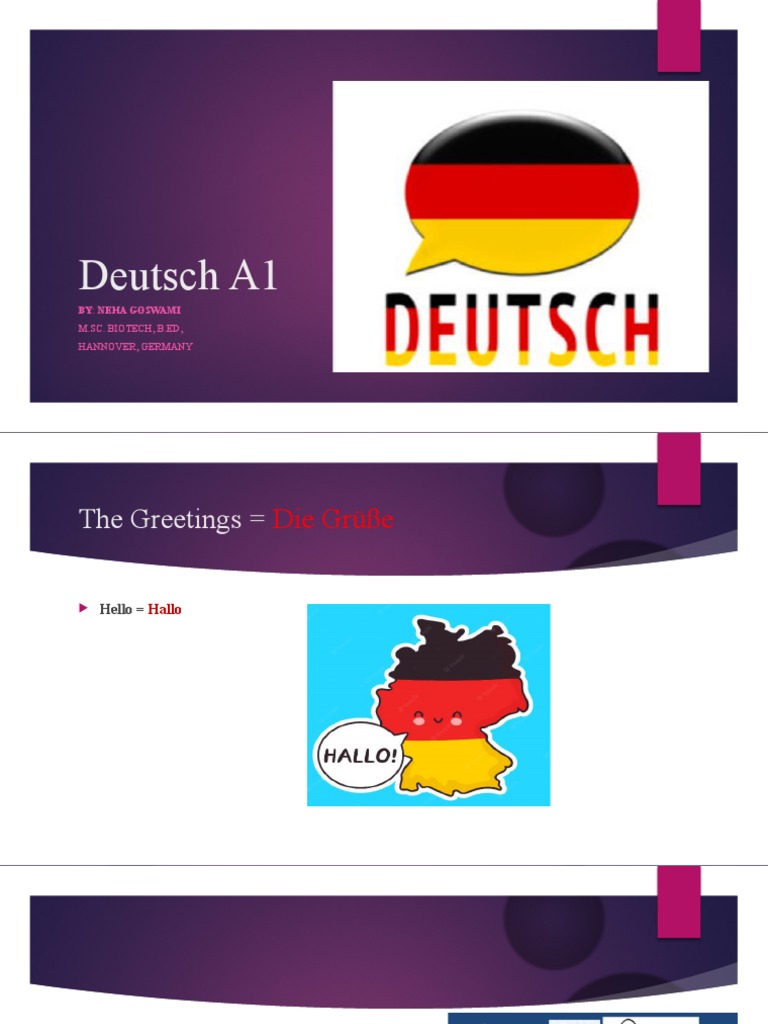 Deutsch A1 | PDF